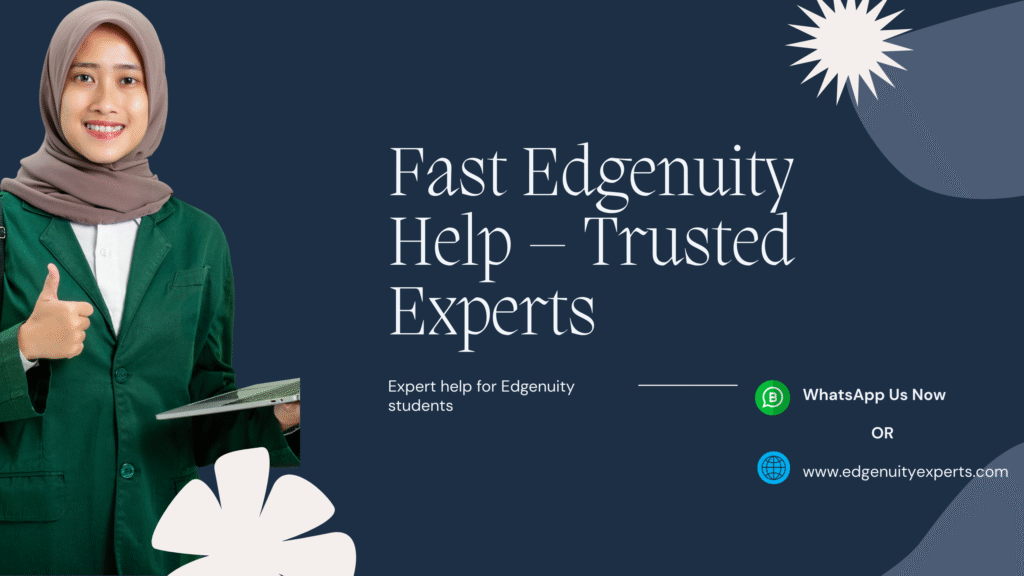 Fast Edgenuity Course Help – Trusted Experts USA (2025 Guide ...